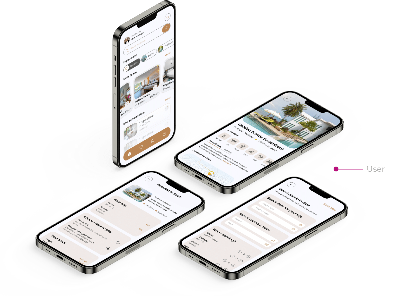 Hotel Booking App Design Idea [with Demo Video]